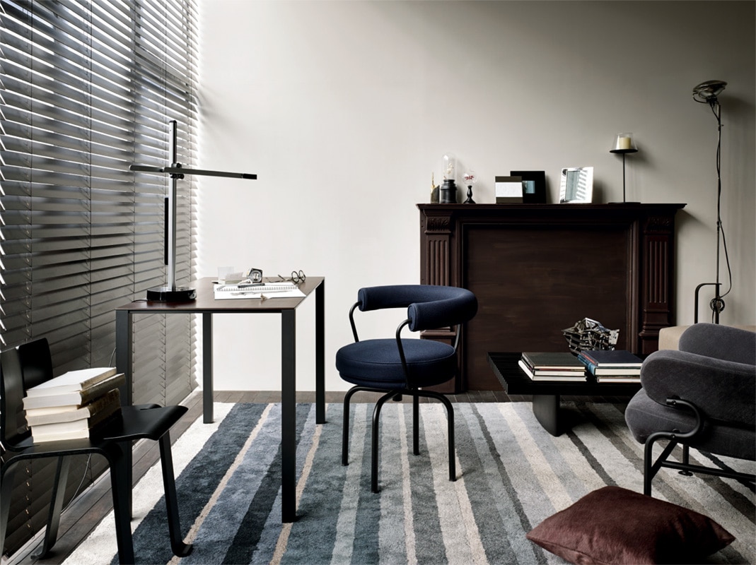 LC7 SIEGE TOURNANT, FAUTEUIL（LC7 シエージュ トゥルナン フォートュイユ スウィベルチェア） Cassina ...